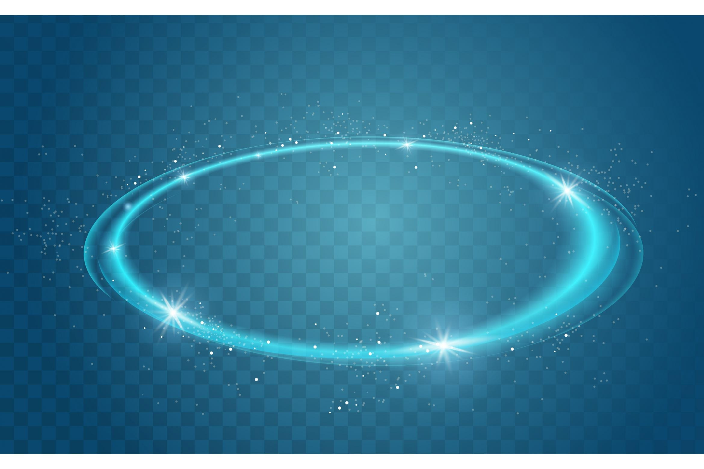 Sparkling blue ring effect, a Decorative Illustration by TotallypicRF