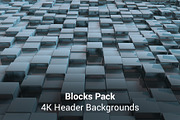 Blocks - 4K Header Backgrounds, a Background Graphic by Alex Oda