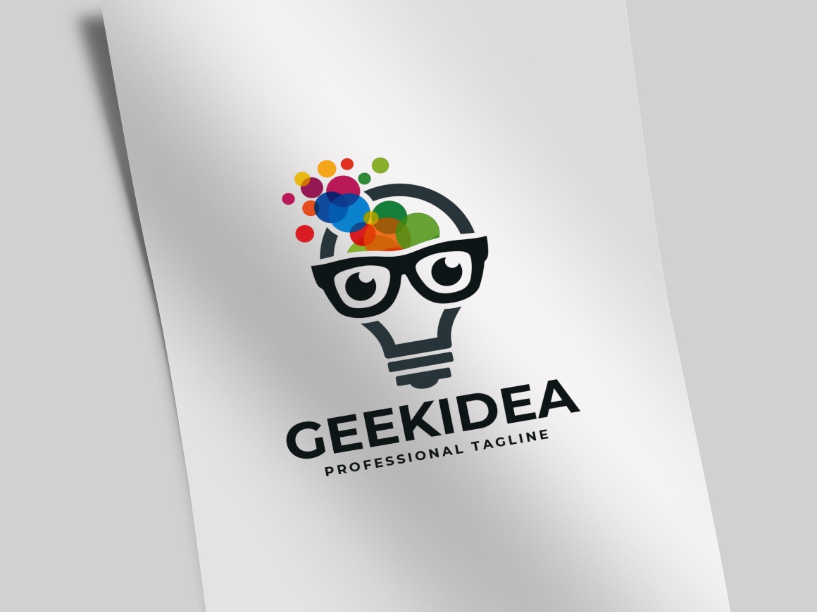 Geek Idea Logo | Branding & Logo Templates ~ Creative Market