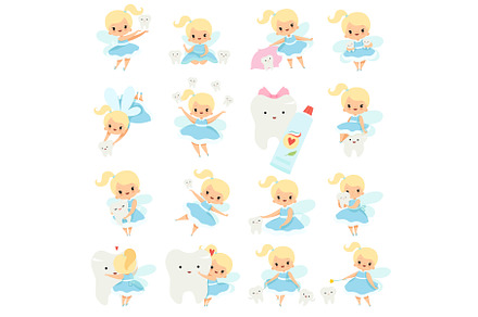 Tooth Fairy Clipart and Vectors | Illustrations ~ Creative Market