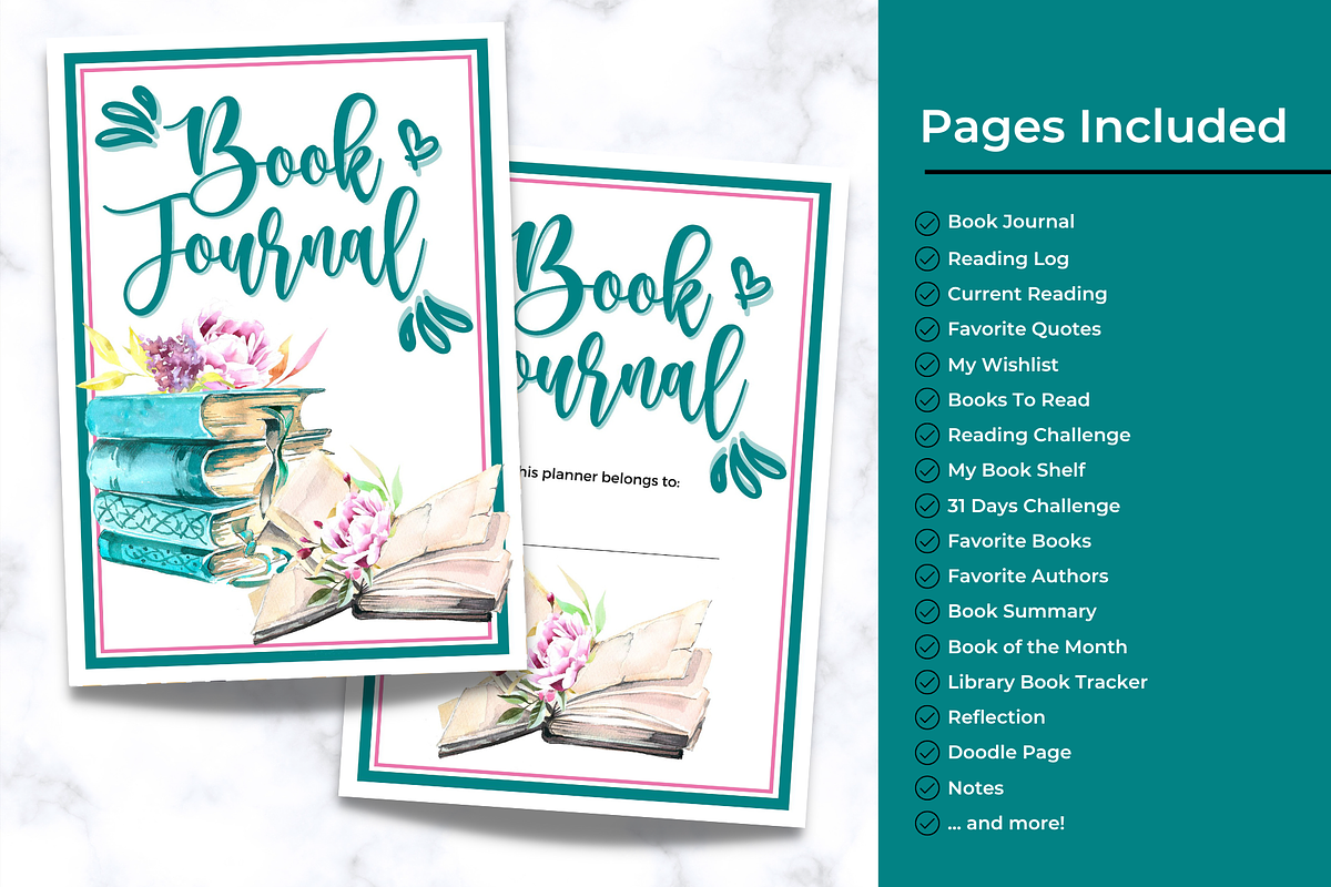 Book Journal - Printable