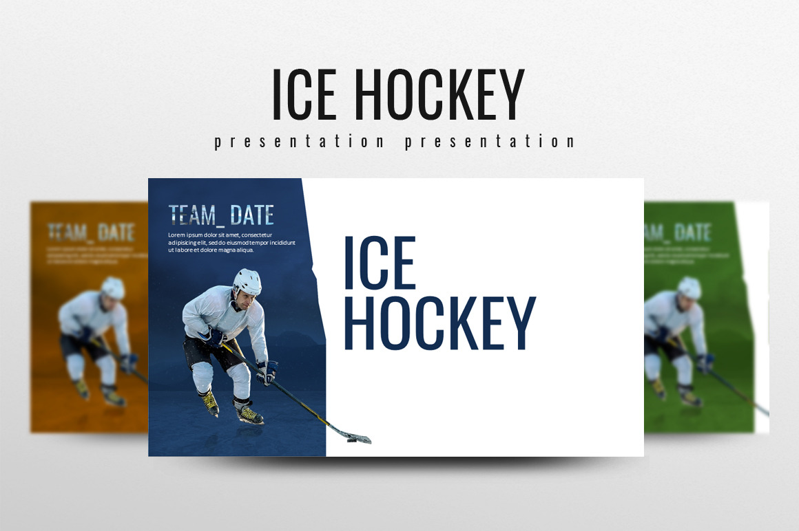 Ice Hockey, a Presentation Template by Good Pello | Creative Market