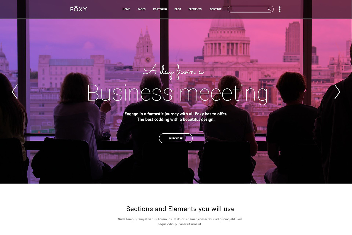 Foxy - Creative WordPress Theme, a WordPress Template by Milo Studio