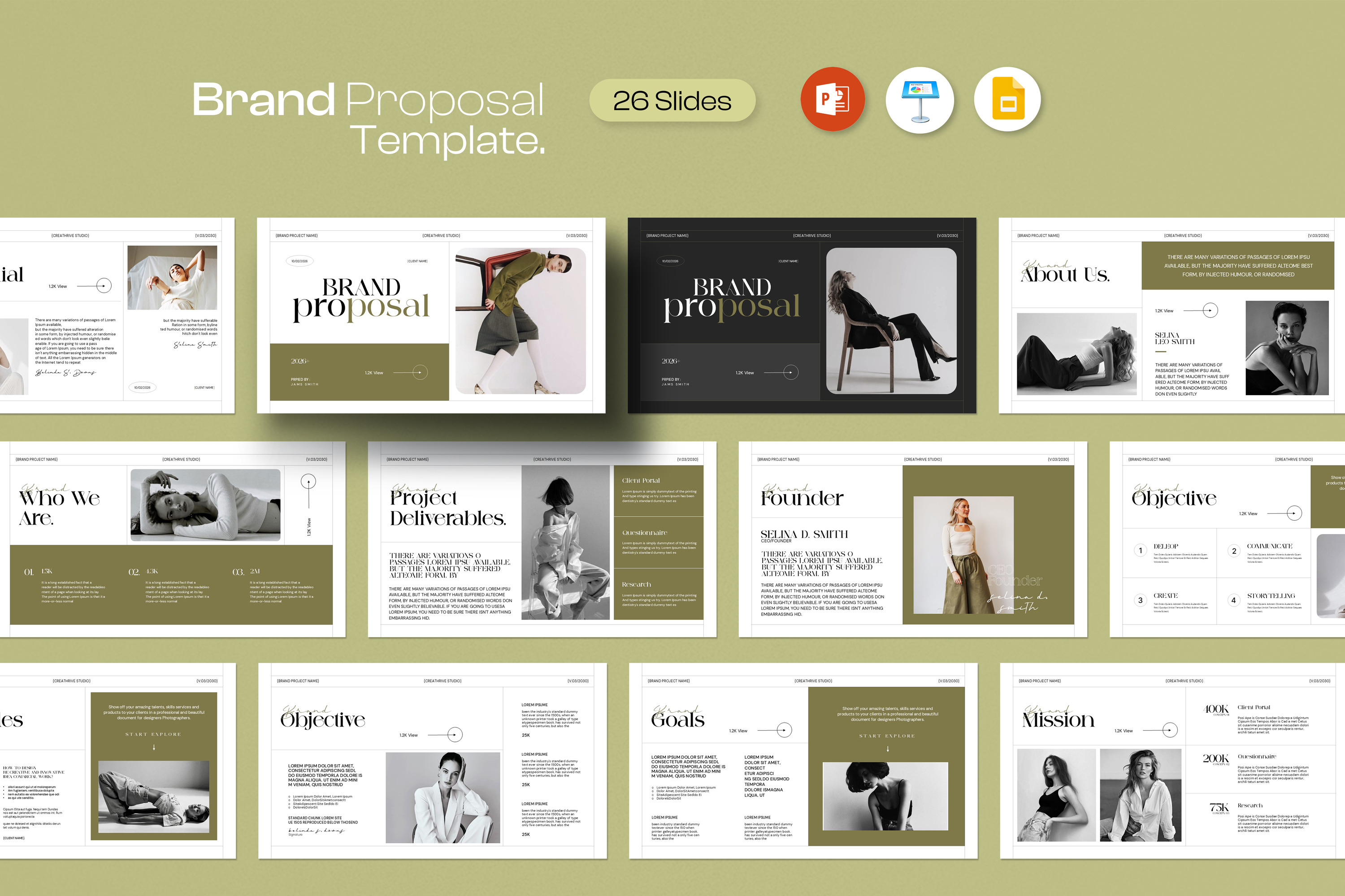 Brand Proposal Presentation Template, a Presentation Template by ...
