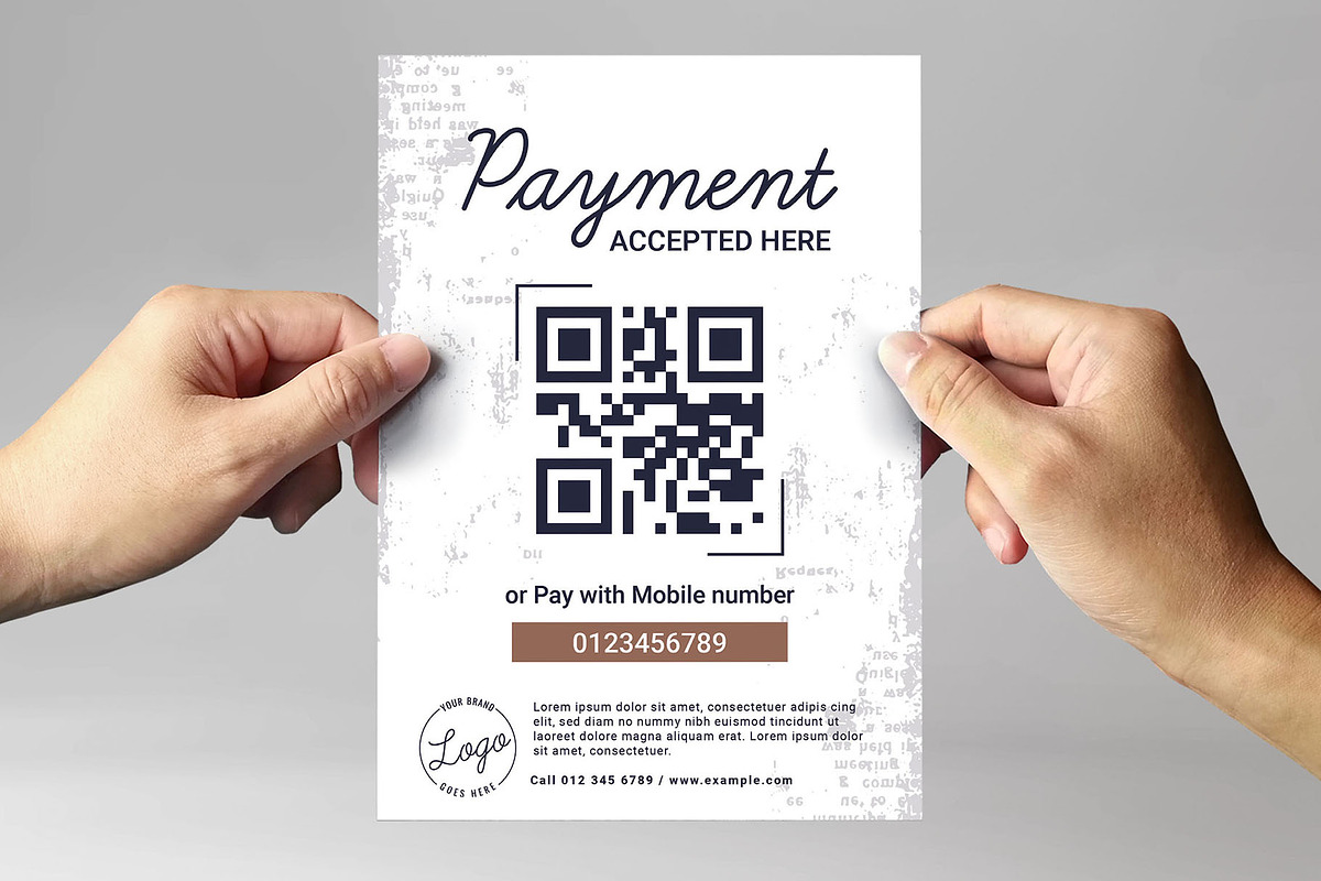 QR Code Flyer Templates Vol.3, a Flyer Template by BrandPacks