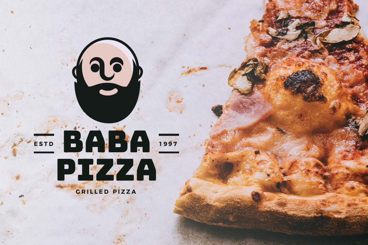 Baba Pizza Mascot Logo, a Branding & Logo Template by Design Crafts ...