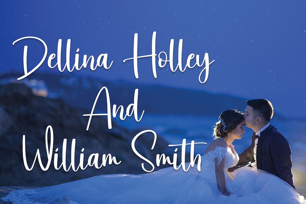 Winterlive | Script Font, a Script Font by Scratchones