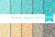 Seamless Eggshell Blue Glitter, a Texture Graphic by RaccoonGirl Design