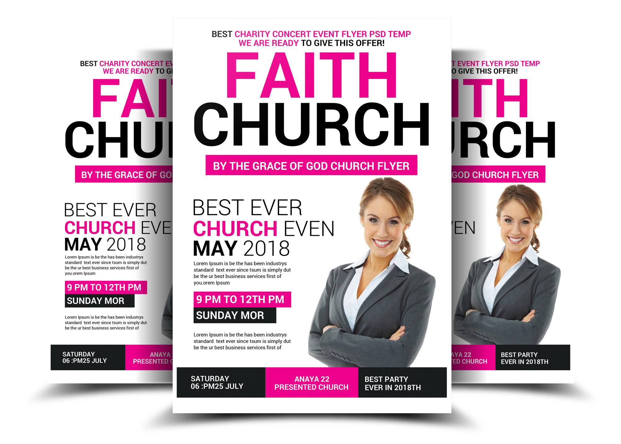 Church Flyer, a Flyer Template by graphicforest