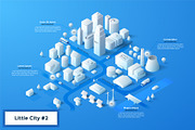 White Isometric City Builder, an Object Graphic by Andrew Kras Design