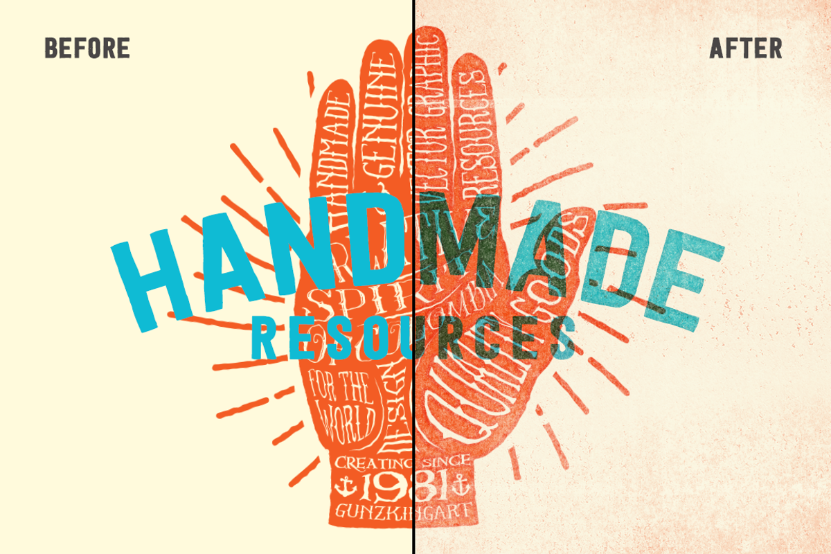 Letterpress & Dry-Ink Print Textures, a Texture Graphic by Thundr Co.