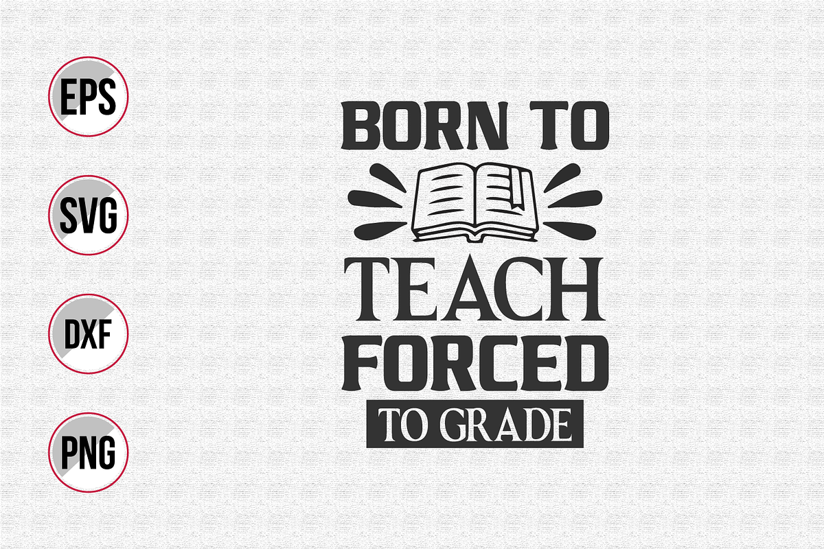 Teacher typographic svg bundle
