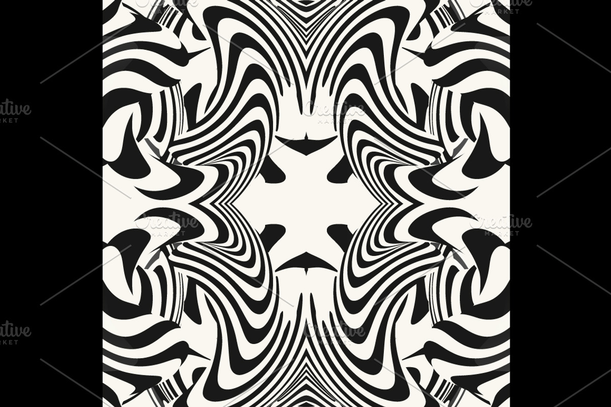 Optical illusion illustration, a Pattern Graphic by majcot | Creative ...