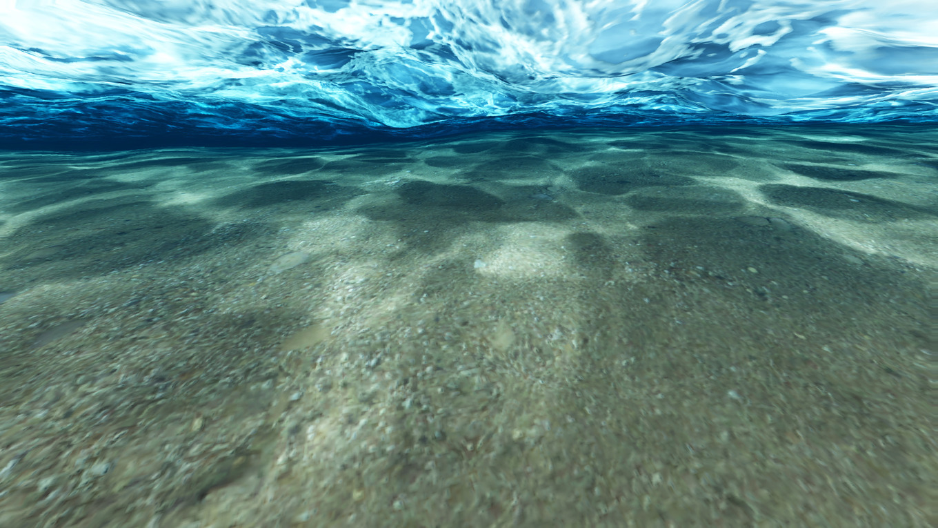 Surface of sand under water, a Texture Graphic by Artmeesri