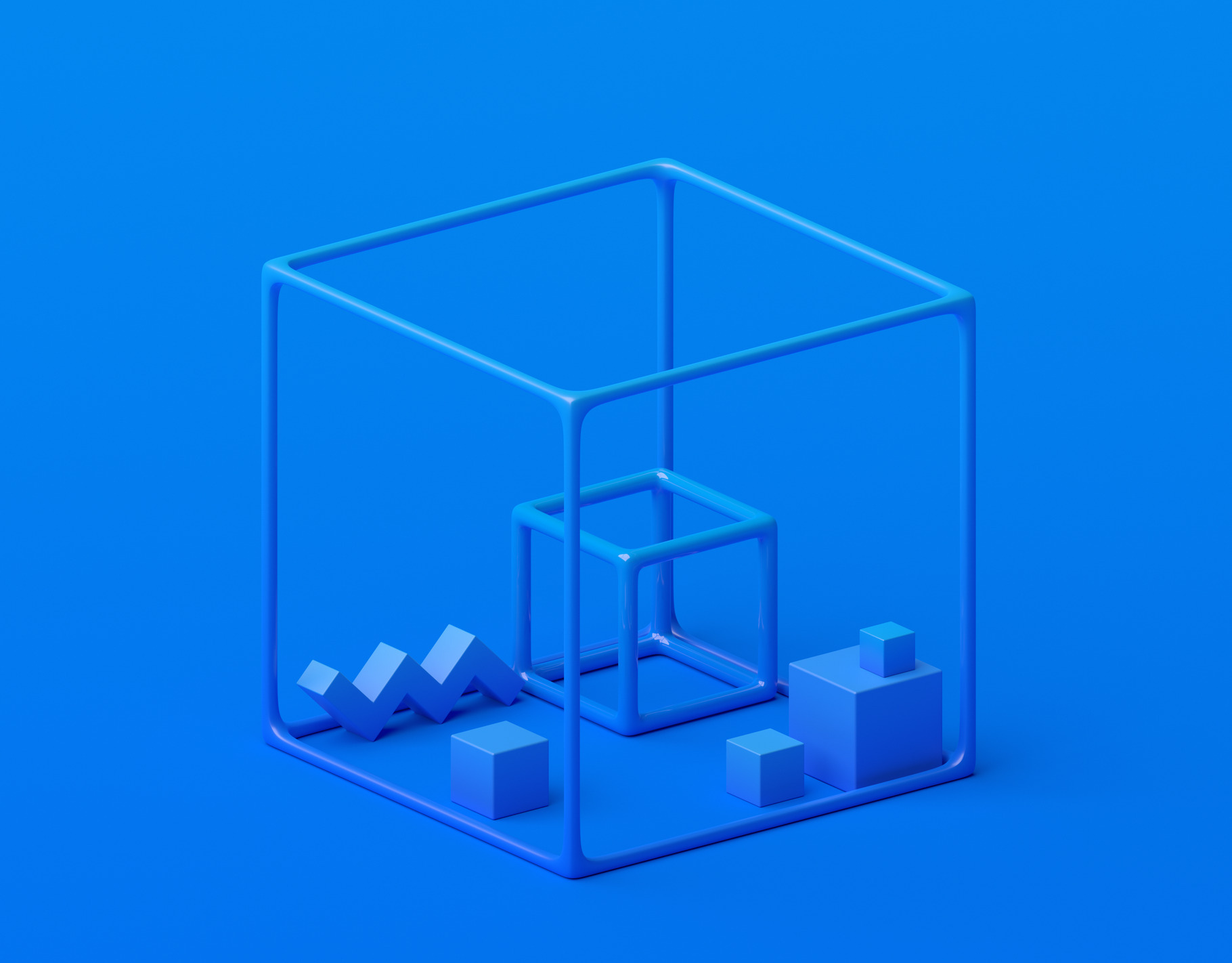 Abstract 3D Render, an Illustration by VAlex