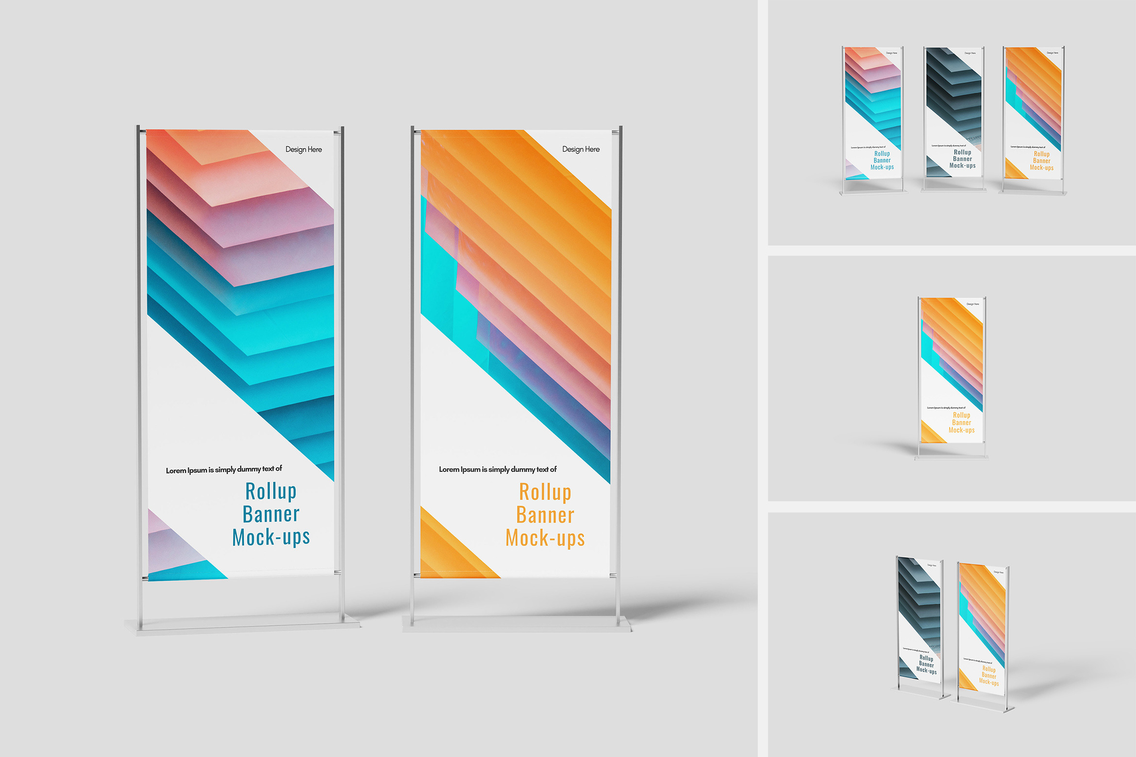 Rollup Banner Mockup, a Print Template by Difa Design
