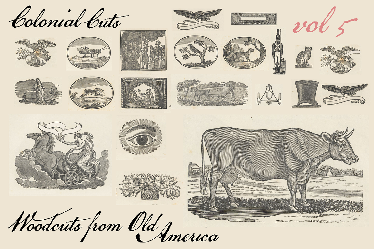 Colonial Cuts Vol 5, an Object Graphic by Intellecta Design | Creative ...