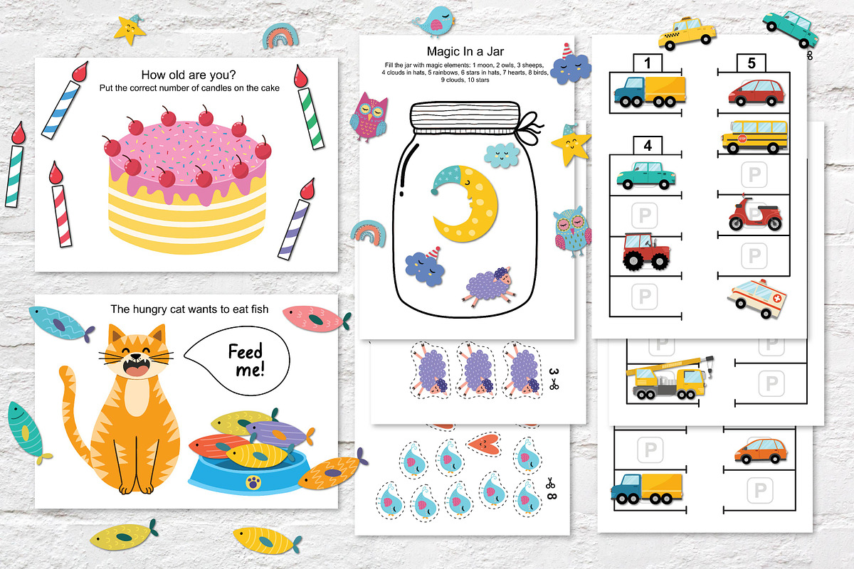 Busy Book for Toddlers Collection, an Education Illustration by Gulnara ...