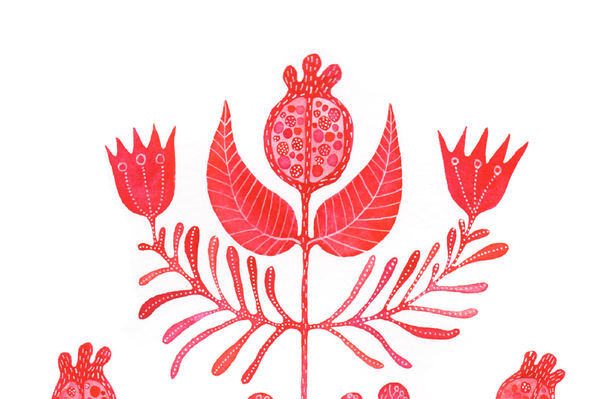 Printable poster, Watercolor Paint, a Decorative Illustration by Magic ...