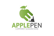 Apple Pen Logo, a Branding & Logo Template by Josuf Media | Creative Market