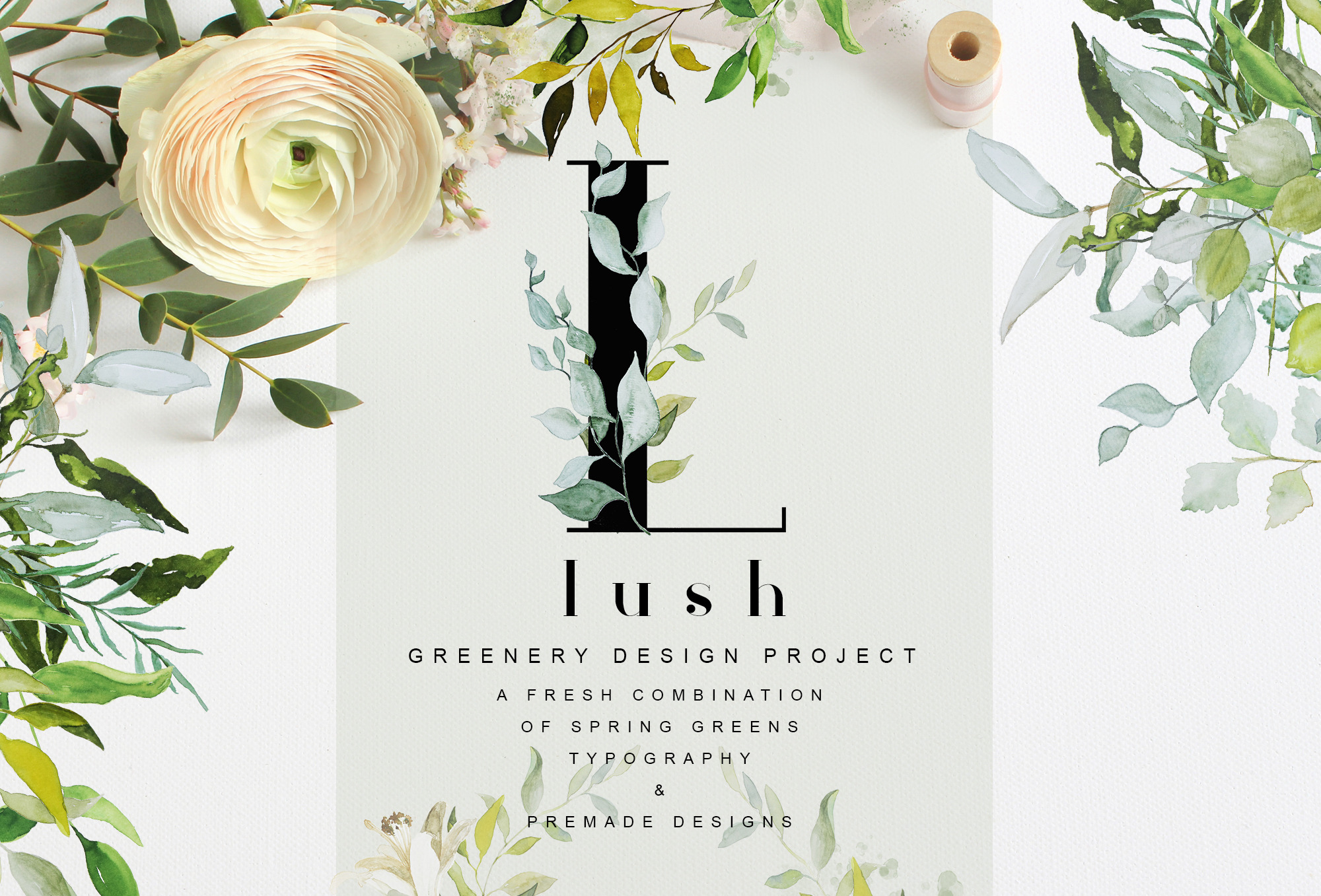 LUSH - Greenery Art Project, an Illustration by studioequinox