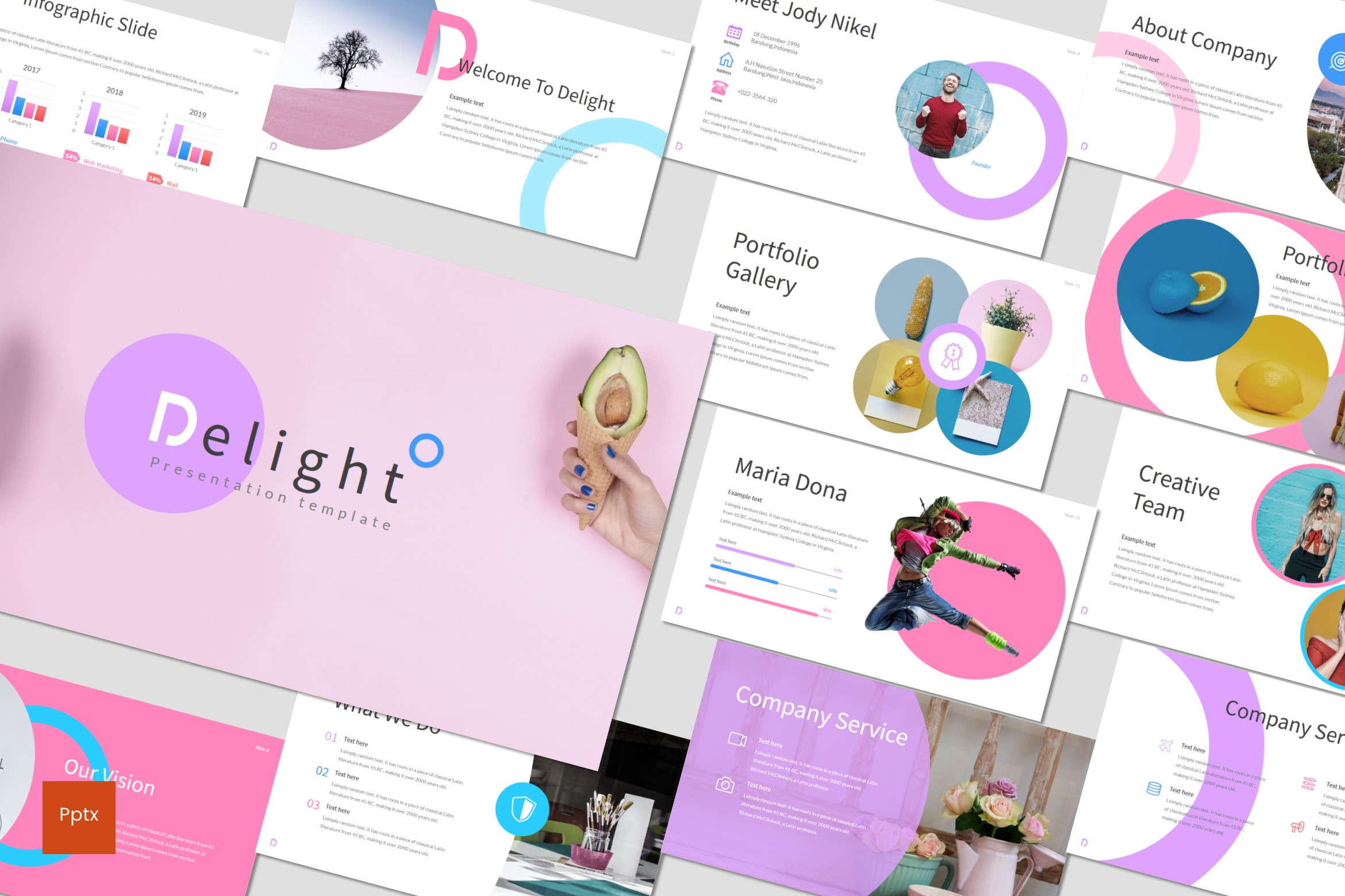 Delight - Powerpoint Template, a Presentation Template by inspirasign