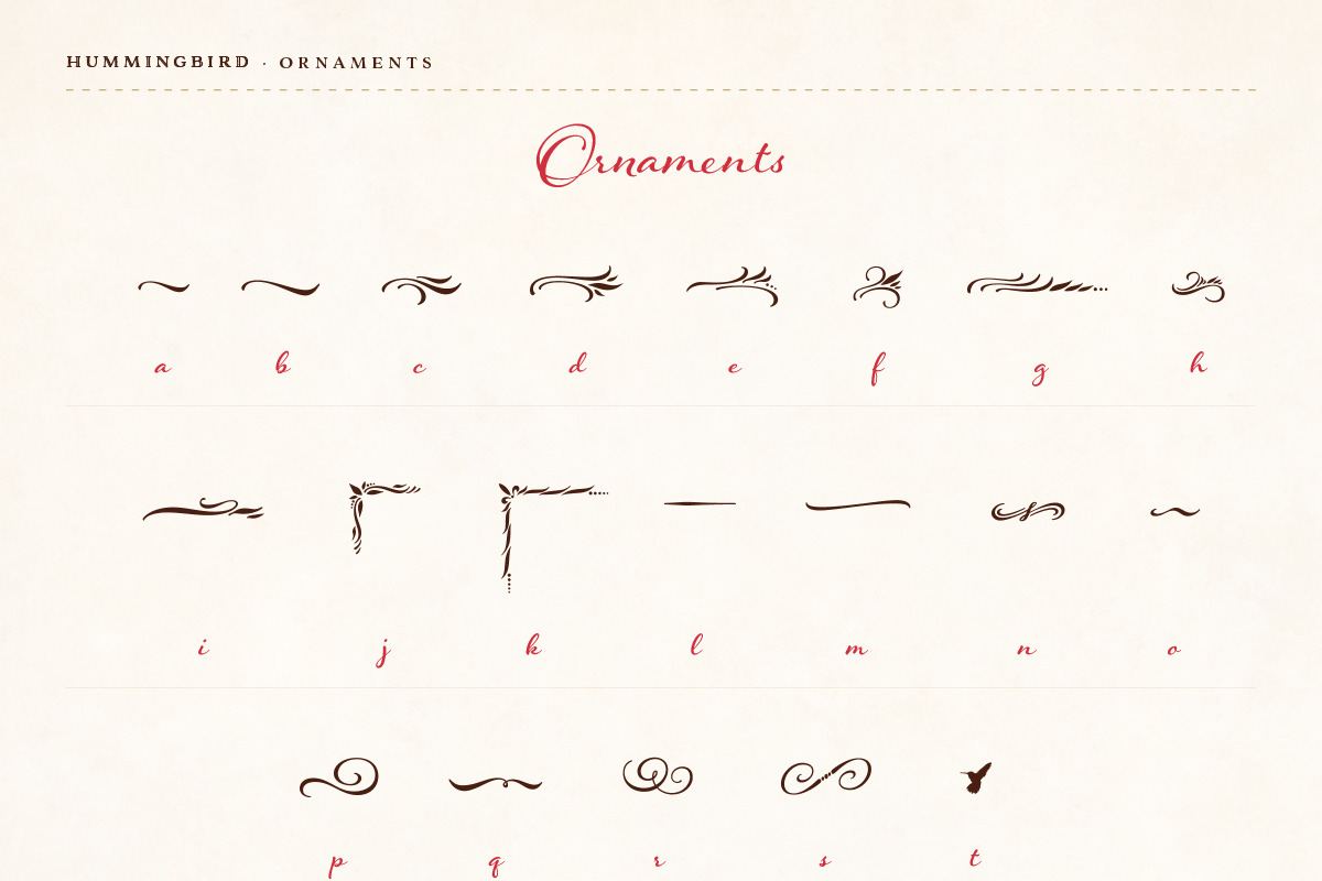 Hummingbird - Bold, a Script Font by Laura Worthington