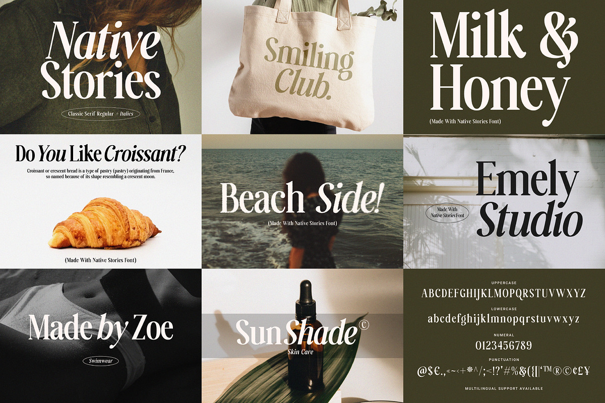 The Modern & Unique Font Bundle #02, a Serif Font by Prioritype Co