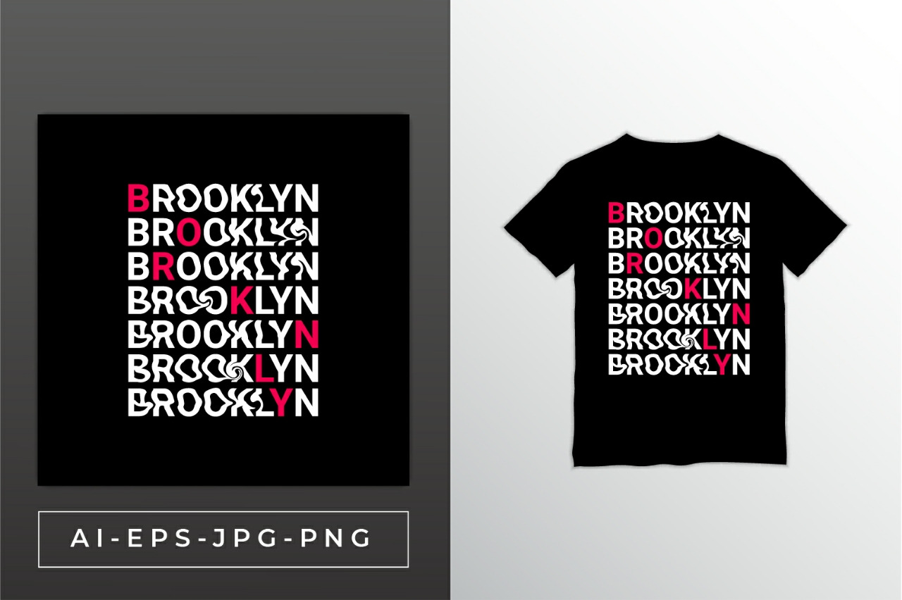 Brooklyn writing design, a Background Graphic by Vervenaaa3