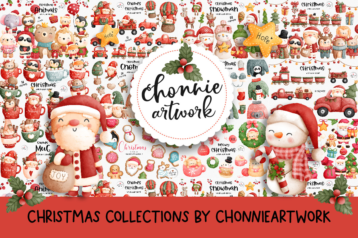 Christmas clipart bundle