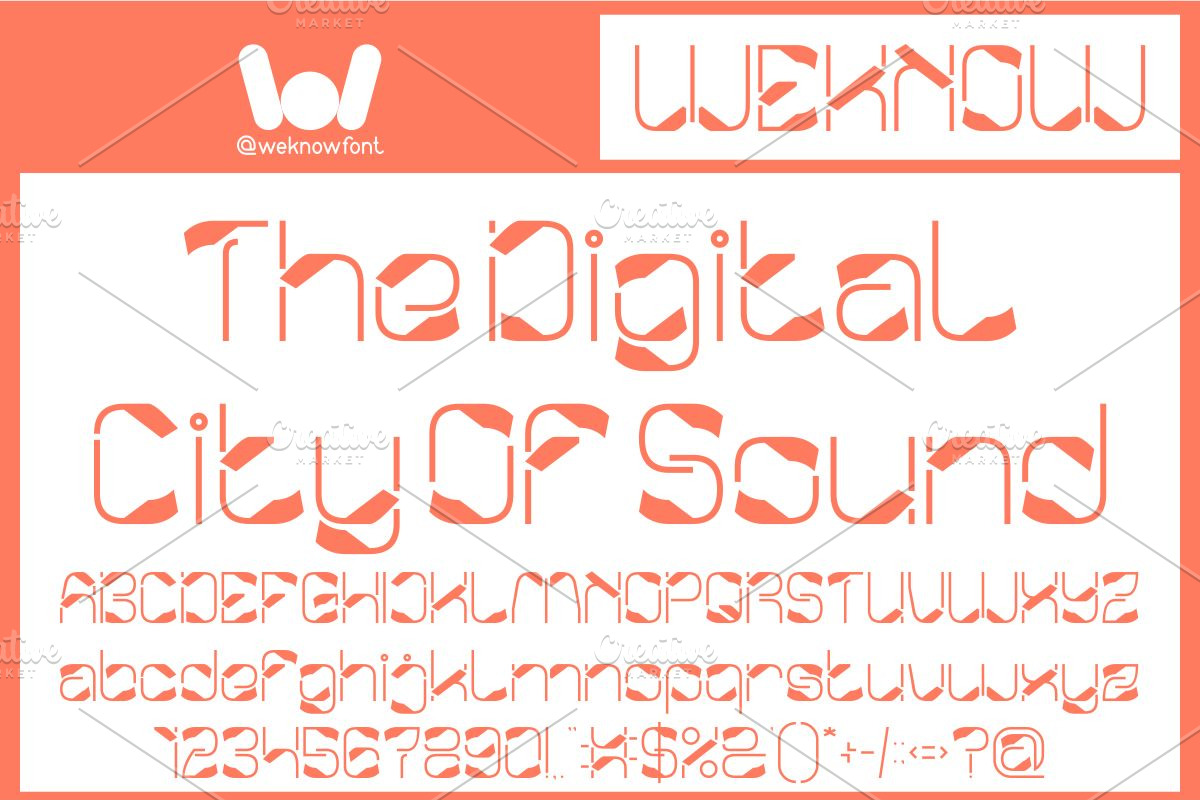 Metropolis Music font