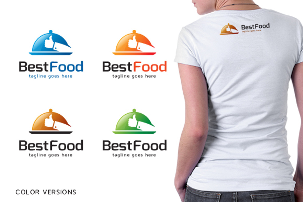 Best Food Logo Template, a Branding & Logo Template by gunaonedesign