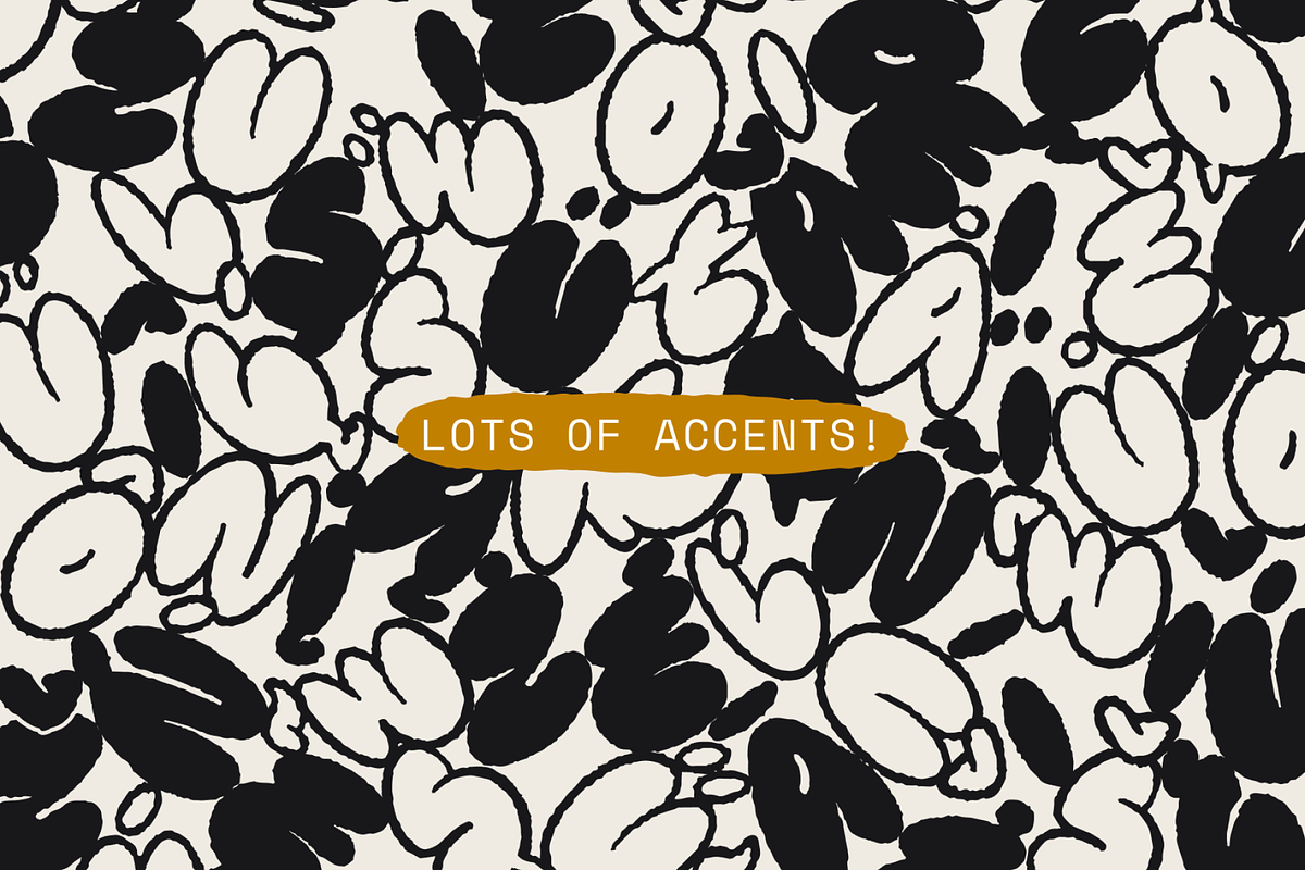 NOPPO — hand-drawn bubbly typeface