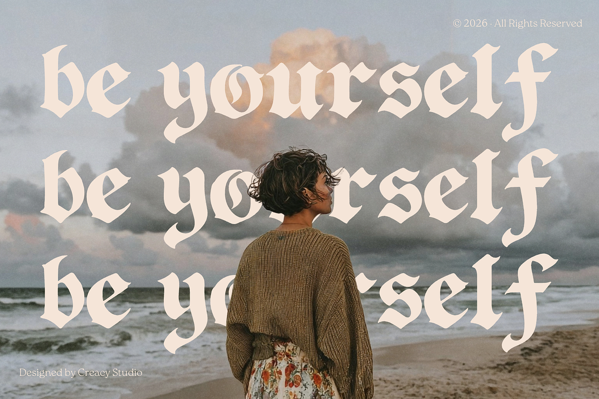 Crowveil Blackletter Font