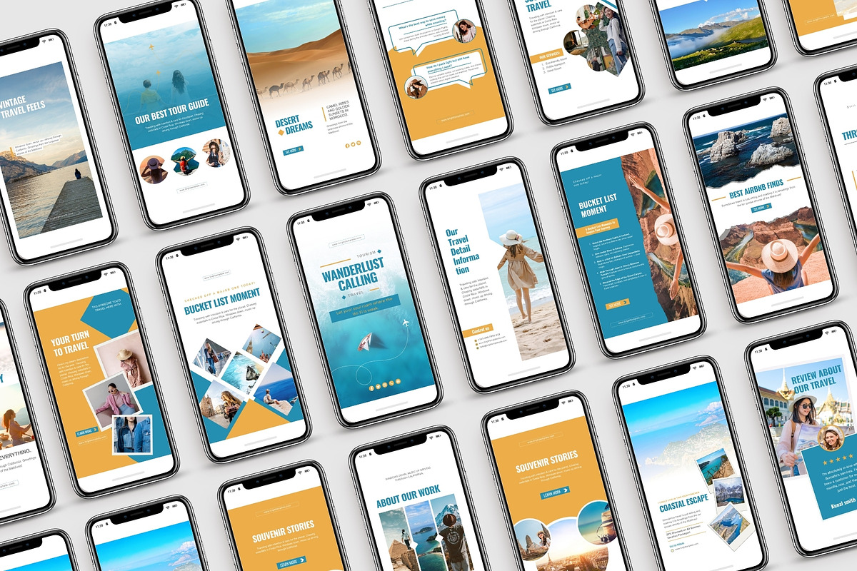 150 Animated Travel Social Media Kit