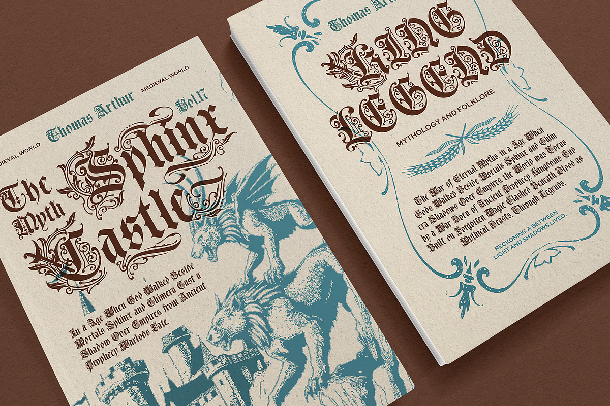 Piston Black Typeface, a Blackletter Font by alit design