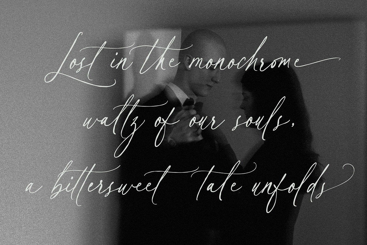 The Enchanted Garden // Calligraphy, a Handwritten Font by PeachCreme