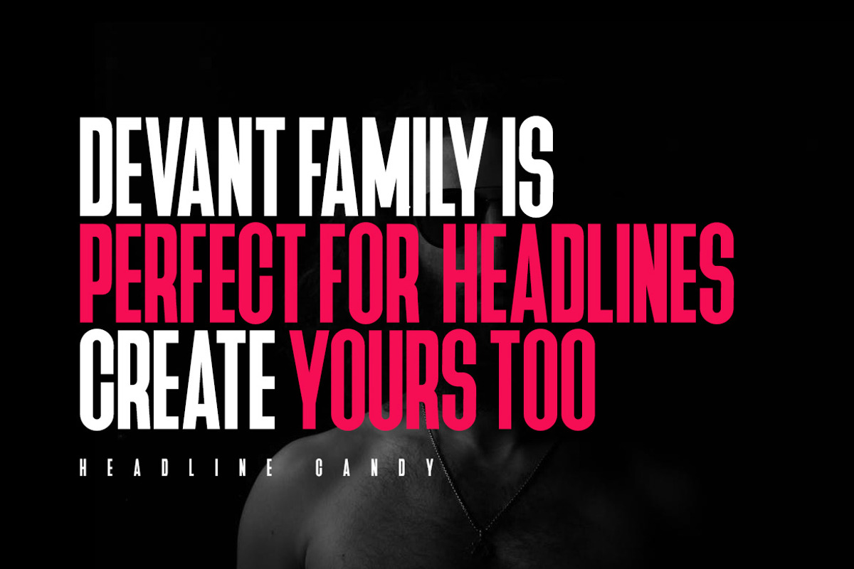 Devant Neoteric Pro Modern Font, a Sans Serif Font by Webhance Studio