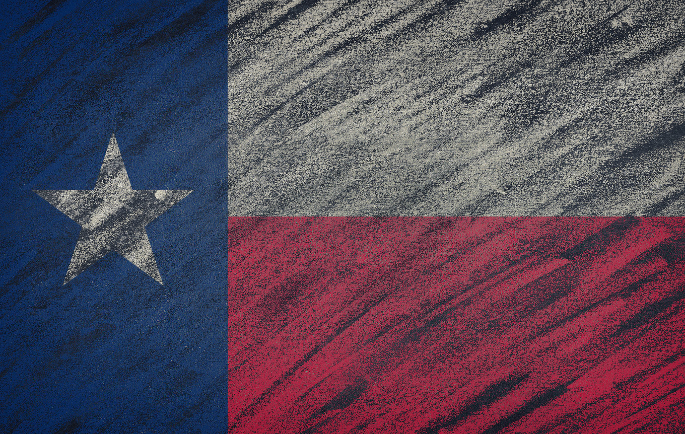 Texas state flag., a Texture Illustration by CreativePhotoSpain