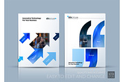 Business vector. Brochure template layout, cover modern design a, a ...