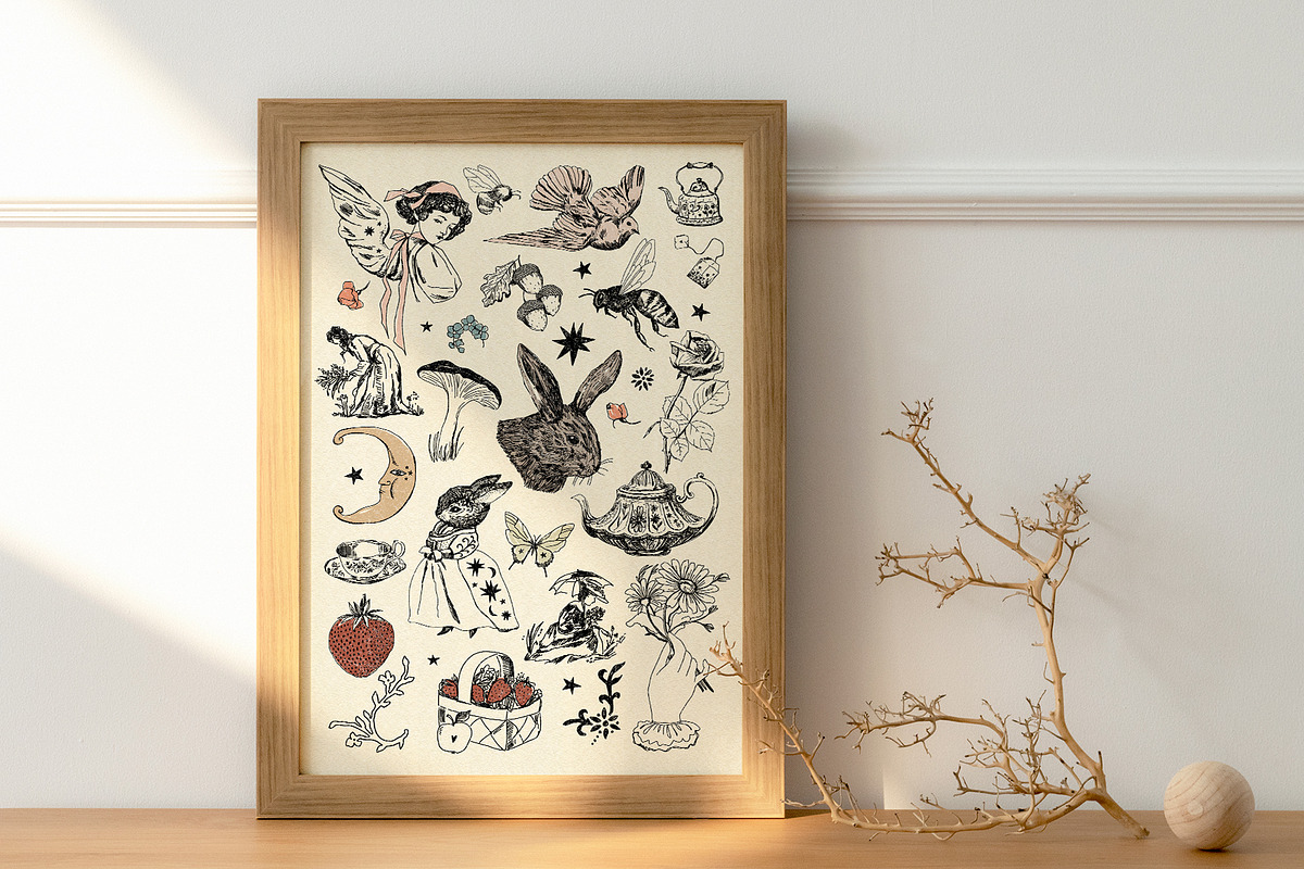 Cottagecore Bundle, an Object Graphic by Annie Konst