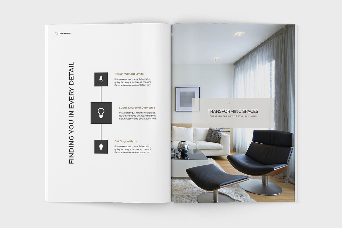 Lynx Publisher Proposal Template, a Brochure Template by SlideStation