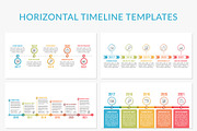 Timelines Bundle - 12 Templates, a Graphic by PixMarket