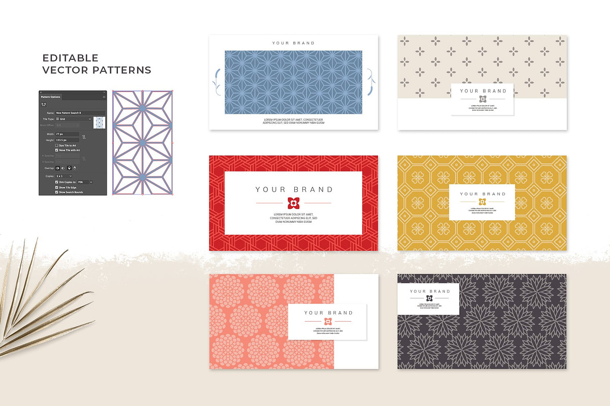 100 Asian Patterns + Bonus Elements, a Pattern Graphic by AsianElements