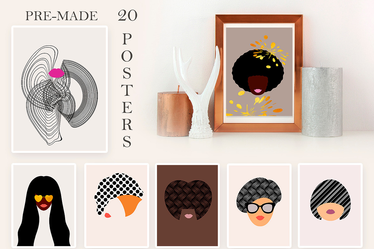 Personalised female portrait creator, a Person Illustration by ArtOLB