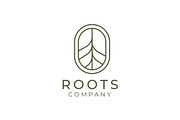 Abstract Living roots logo