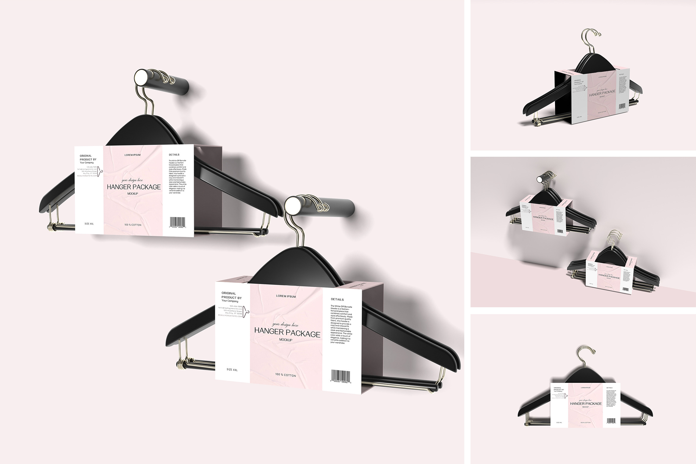 Hangers Package Mockup, a Packaging Mockup by xavier_studio | Creative ...