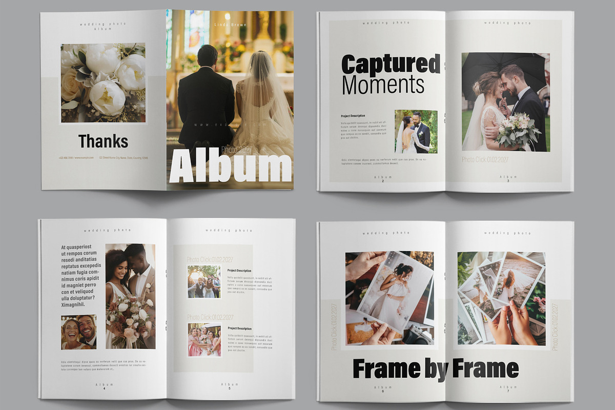 Wedding Photo Album Design