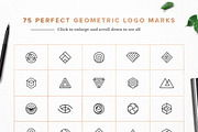 75 Geometric Logo Bundle, a Branding & Logo Template by Foldo