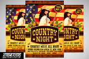 Country Night Flyer Template, a Flyer Template by XtremeFlyers